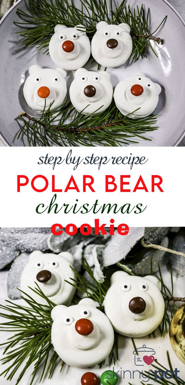 Polar Bear Christmas Cookie (Oreo)