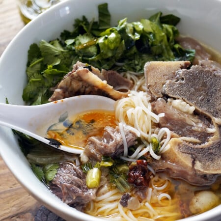 Quick Instant Pot Pho Broth Recipe (Authentic)