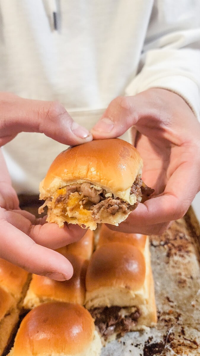 Beef and Cheddar Sliders
