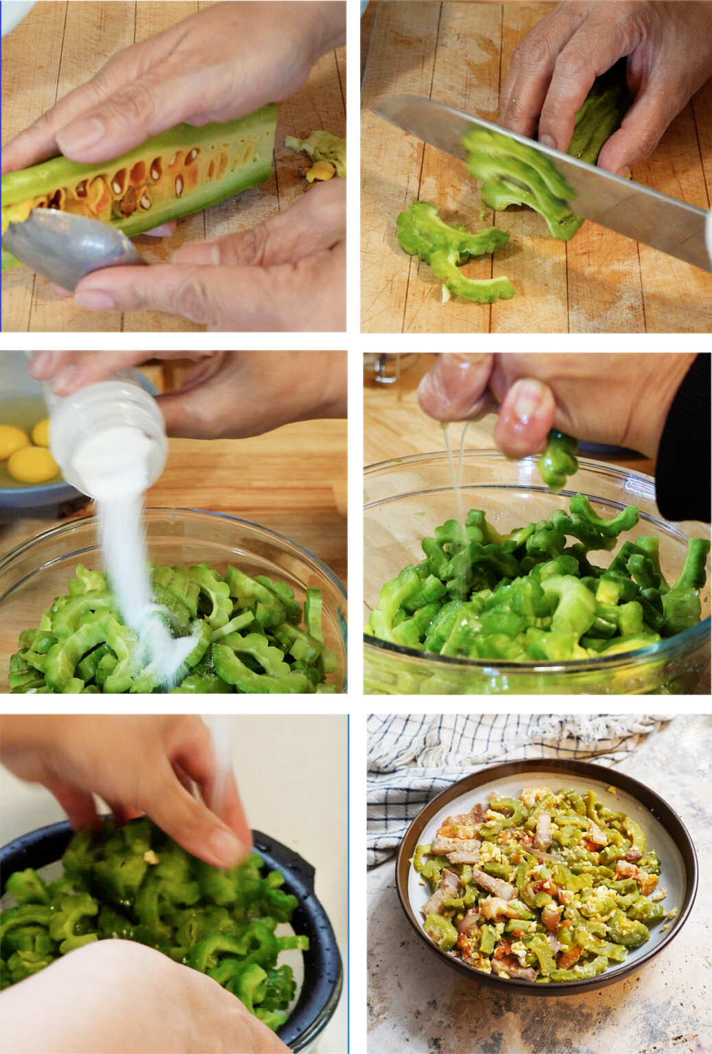 Easy and Quick Ampalaya with Egg recipe