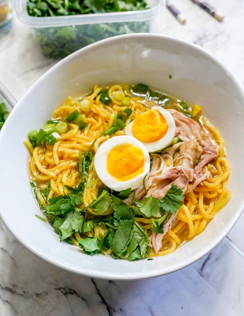 Best Chicken Mami with Egg (Instant Pot)