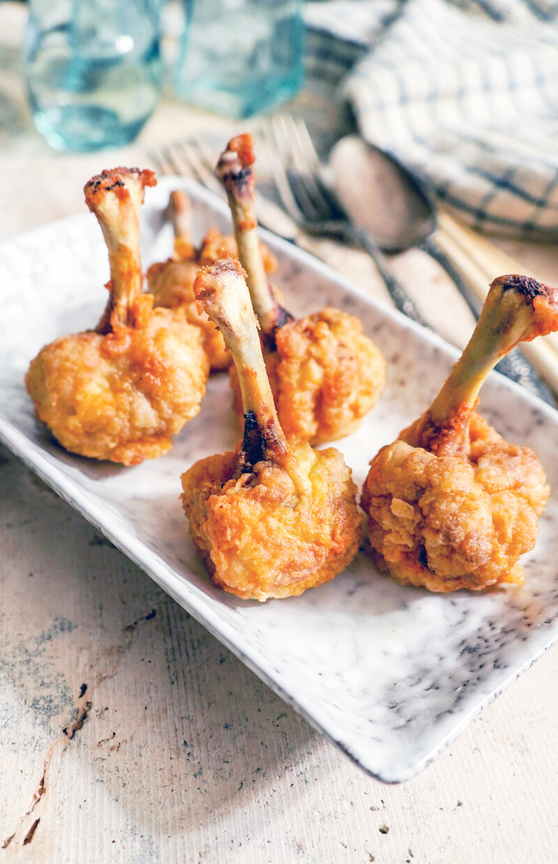 Easy Chicken Lollipops (8 Ingredients)
