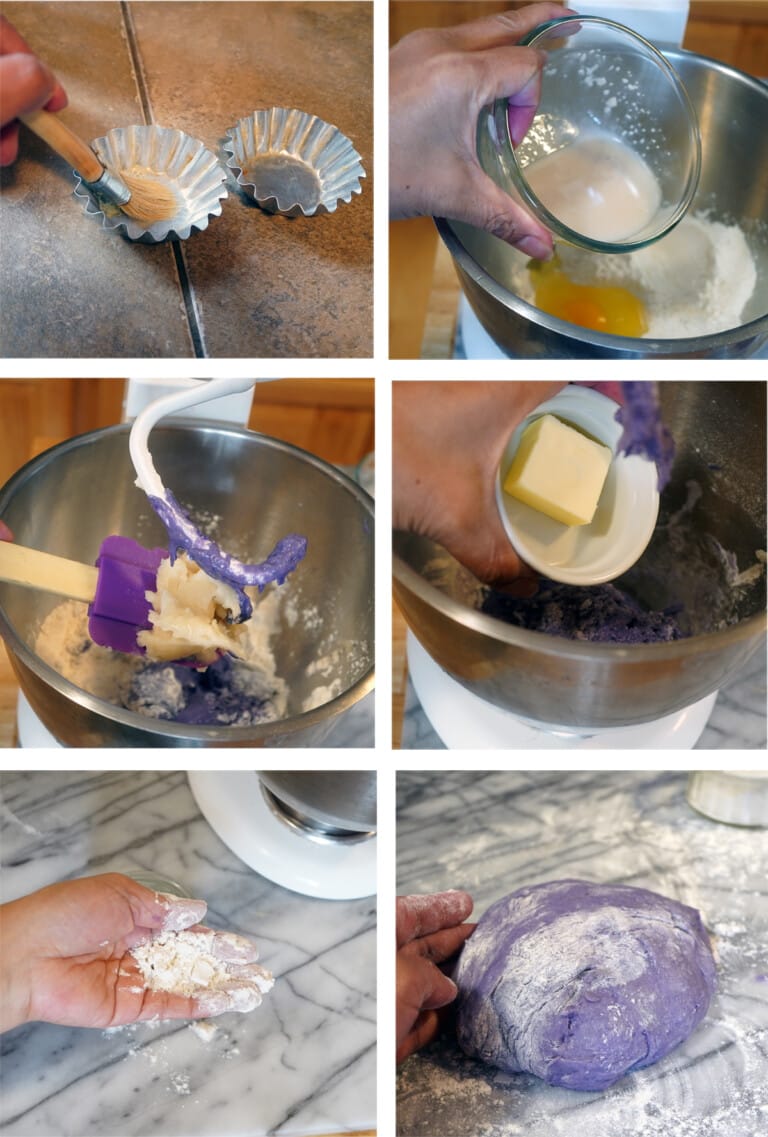 This Ube Ensaymada with Cream Cheese Frosting