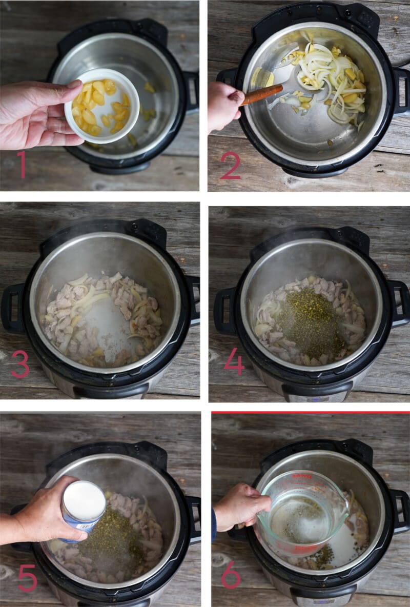 Instant Pot Ginisang Monggo ( Ginisang Monggo with Pork Belly)