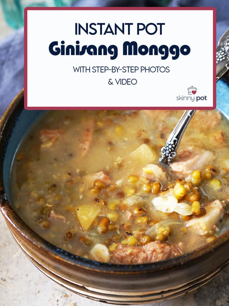 Instant Pot Ginisang Monggo ( Ginisang Monggo with Pork Belly)