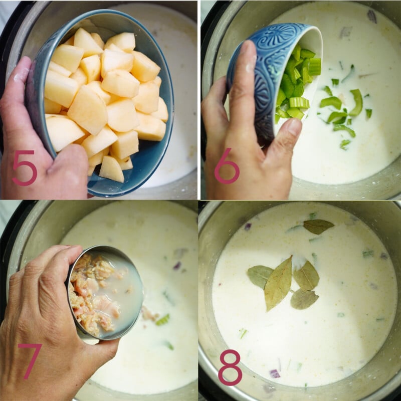 Easy Instant Pot Clam Chowder without Bacon