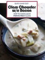 Easy Instant Pot Clam Chowder without Bacon