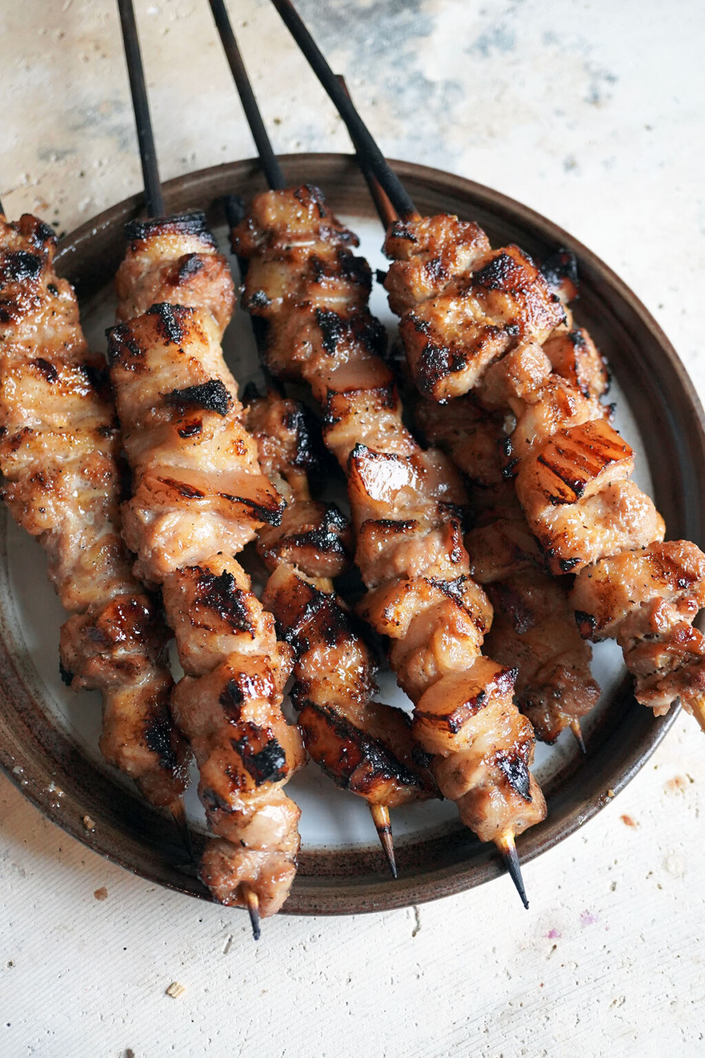 Filipino Style Pork Barbecue Skewered (Air Fryer or Grilled)