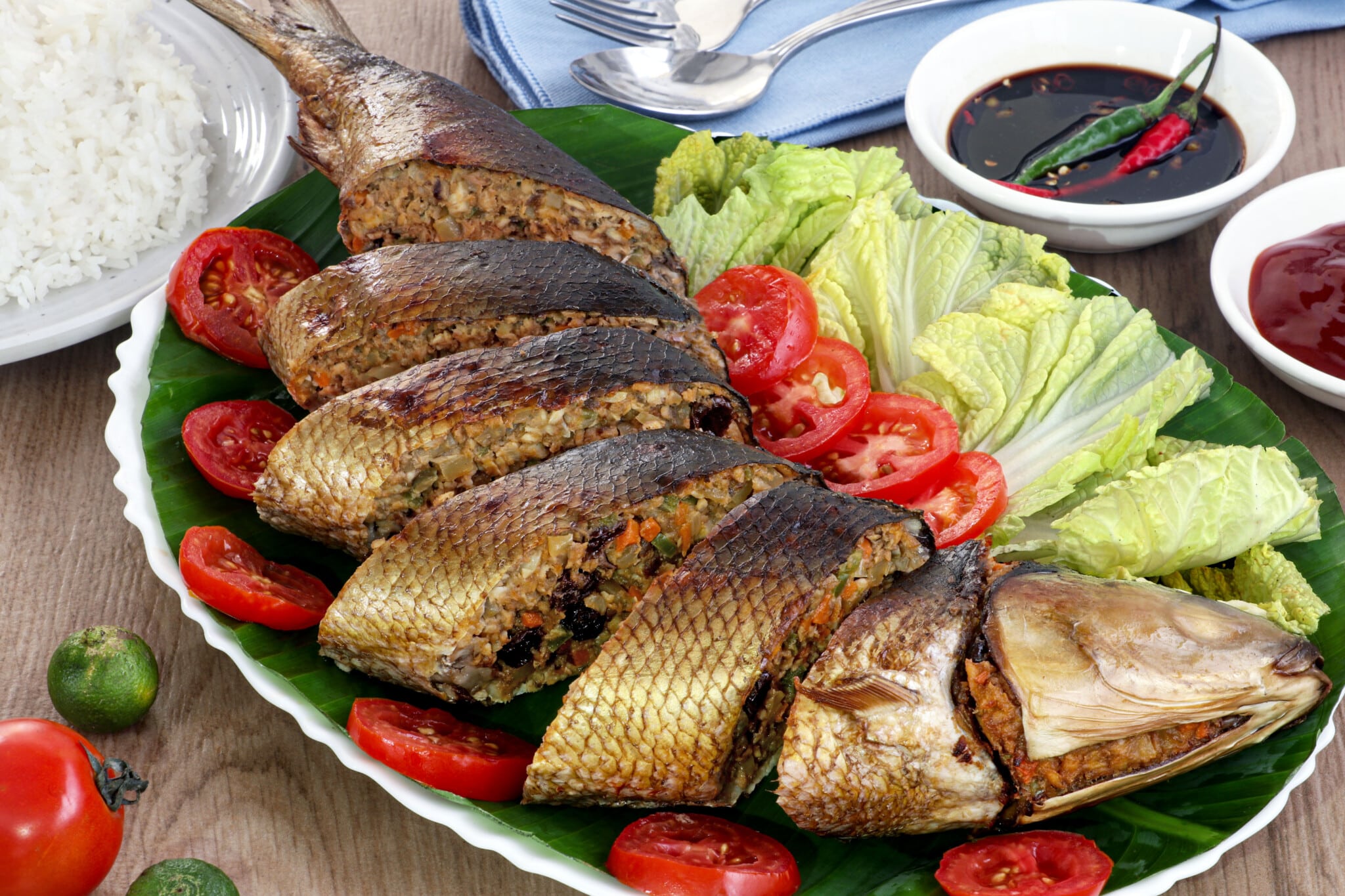 Rellenong Bangus Baked with 16 Basic Ingredients and Video