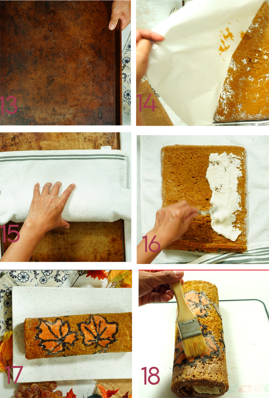 Pattern Pumpkin Cake Roll Recipe – The Skinny Pot