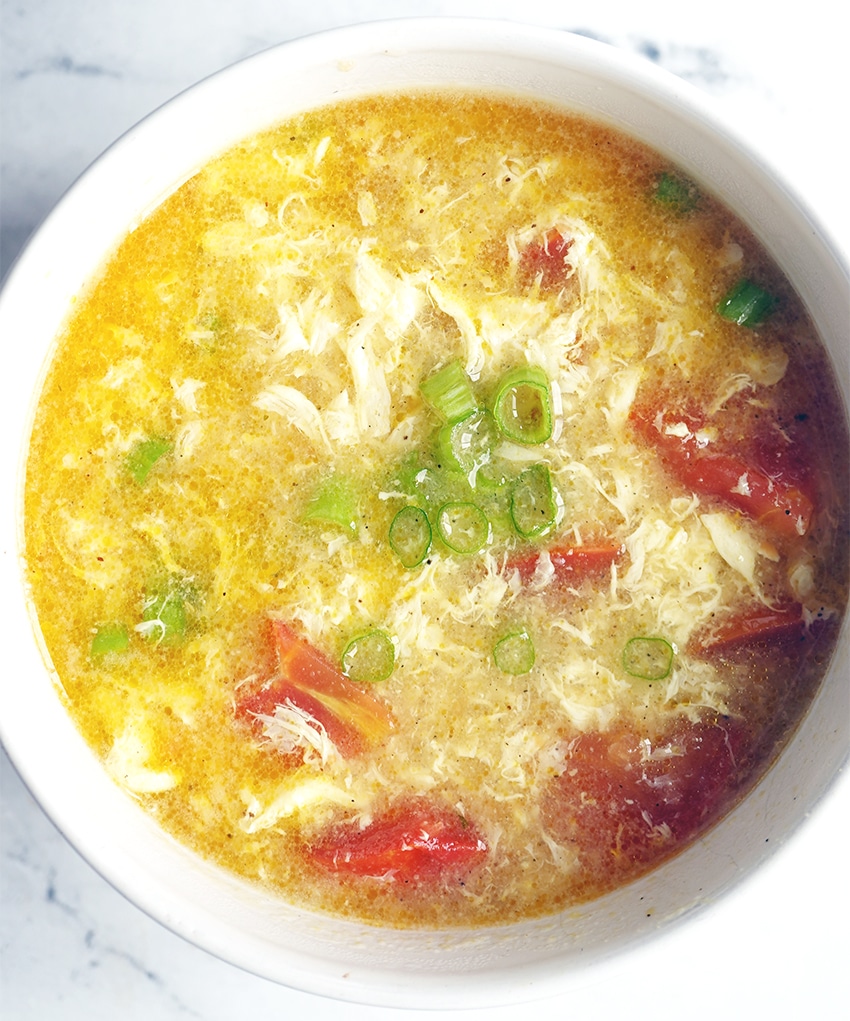Egg Drop Tomato Soup Instant Pot/Stove top – The Skinny Pot