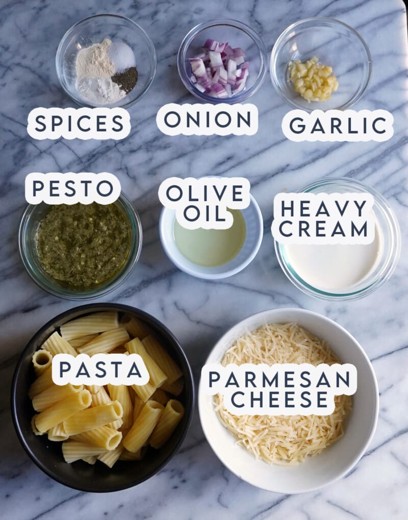 Creamy Pesto Pasta Recipe – The Skinny Pot
