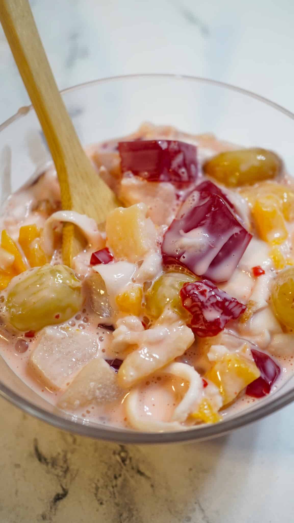 buko salad with condensed milk – The Skinny Pot