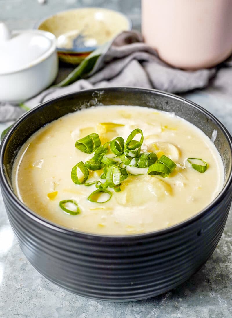 Instant Pot Chunky Potato Leek Soup The Skinny Pot Instant Pot Chunky Potato Leek Soup The Skinny Pot