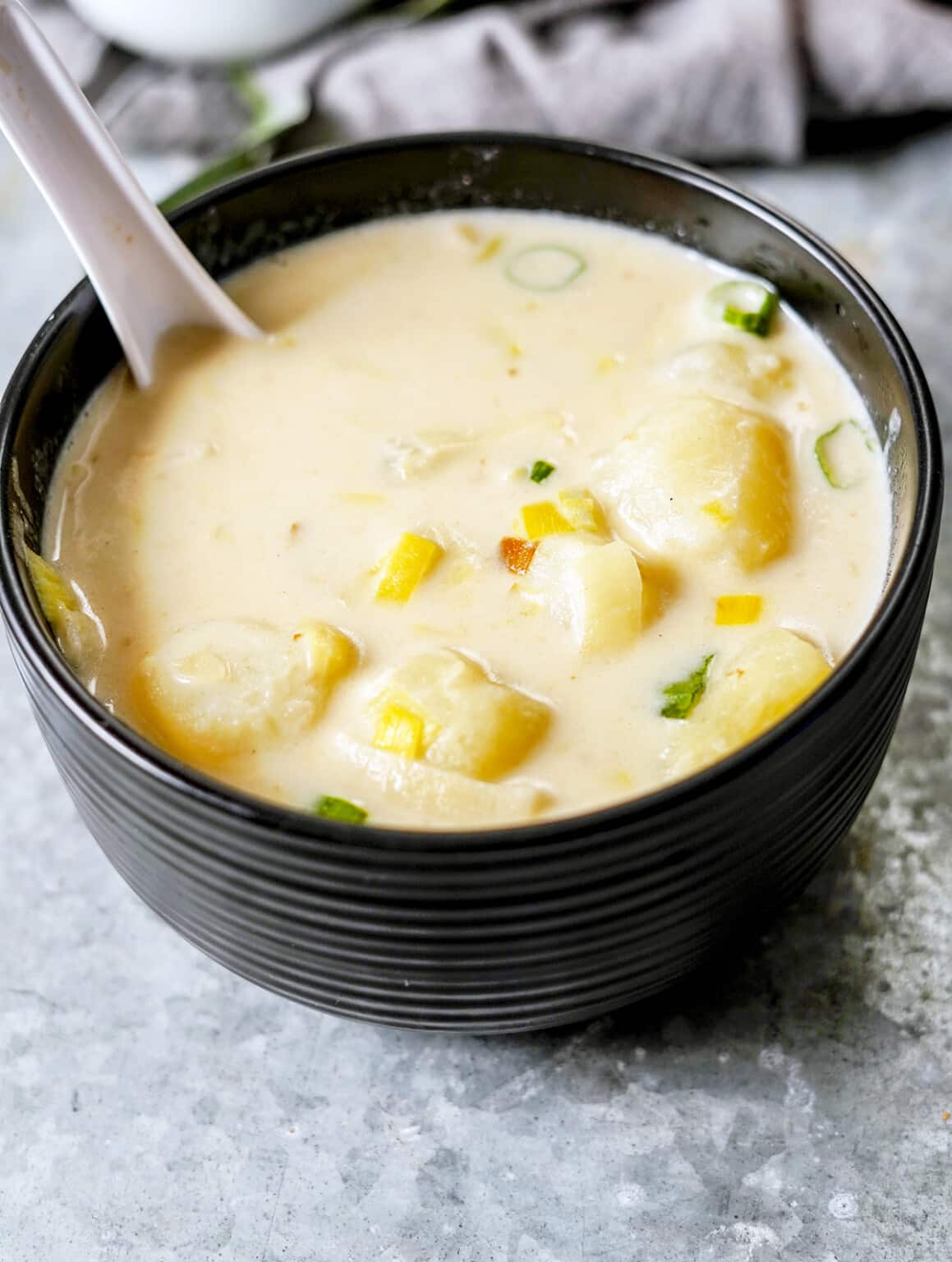 Instant Pot Chunky Potato Leek Soup – The Skinny Pot