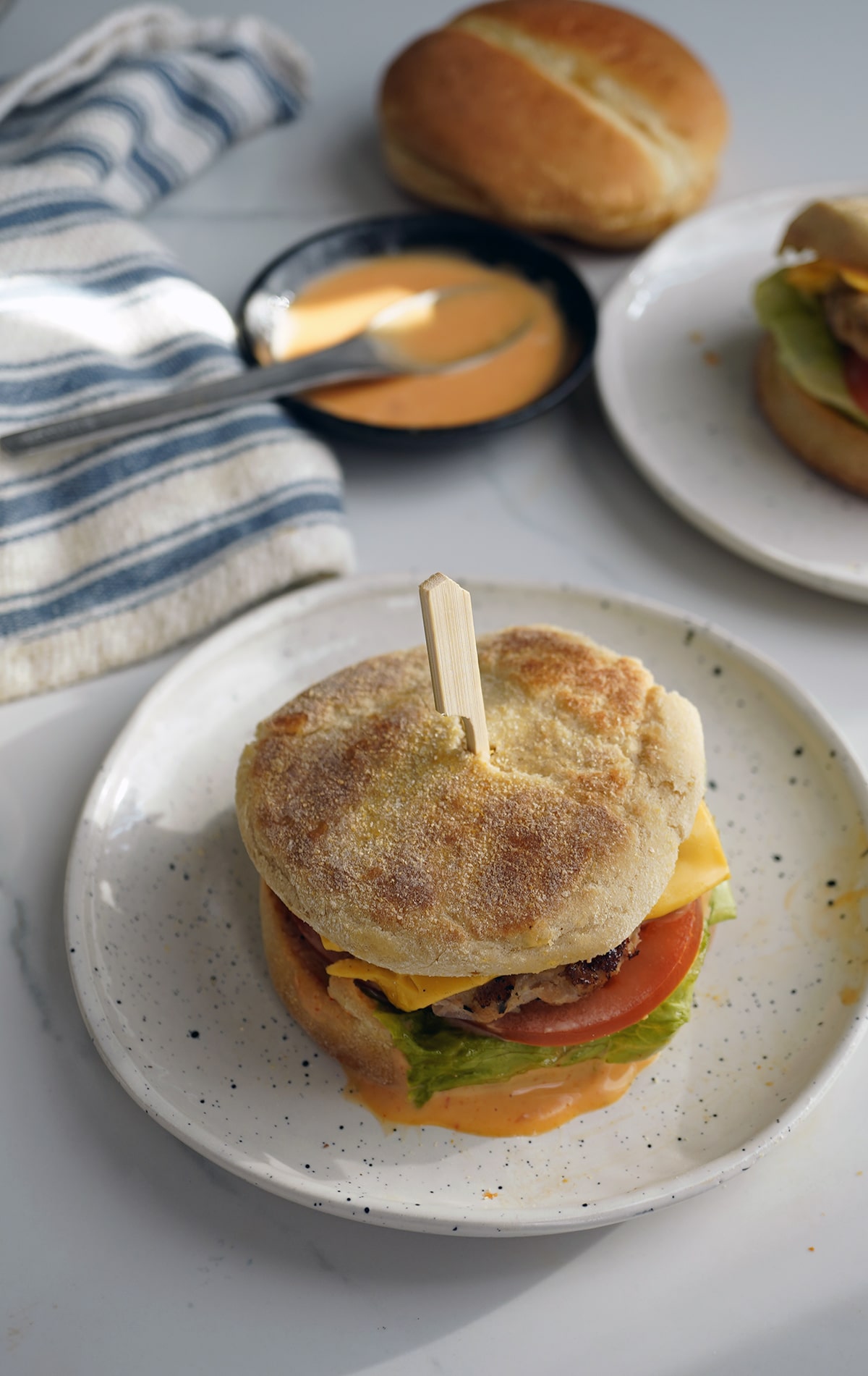 Chicken Patties Burger – The Skinny Pot