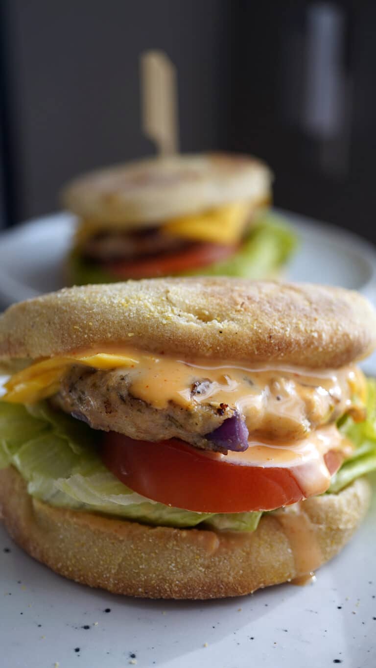 Chicken Patties Burger – The Skinny Pot