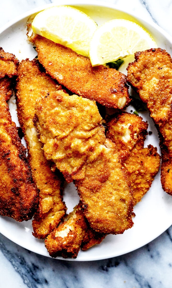 Easy Fried Breaded Chicken Tenders – The Skinny Pot