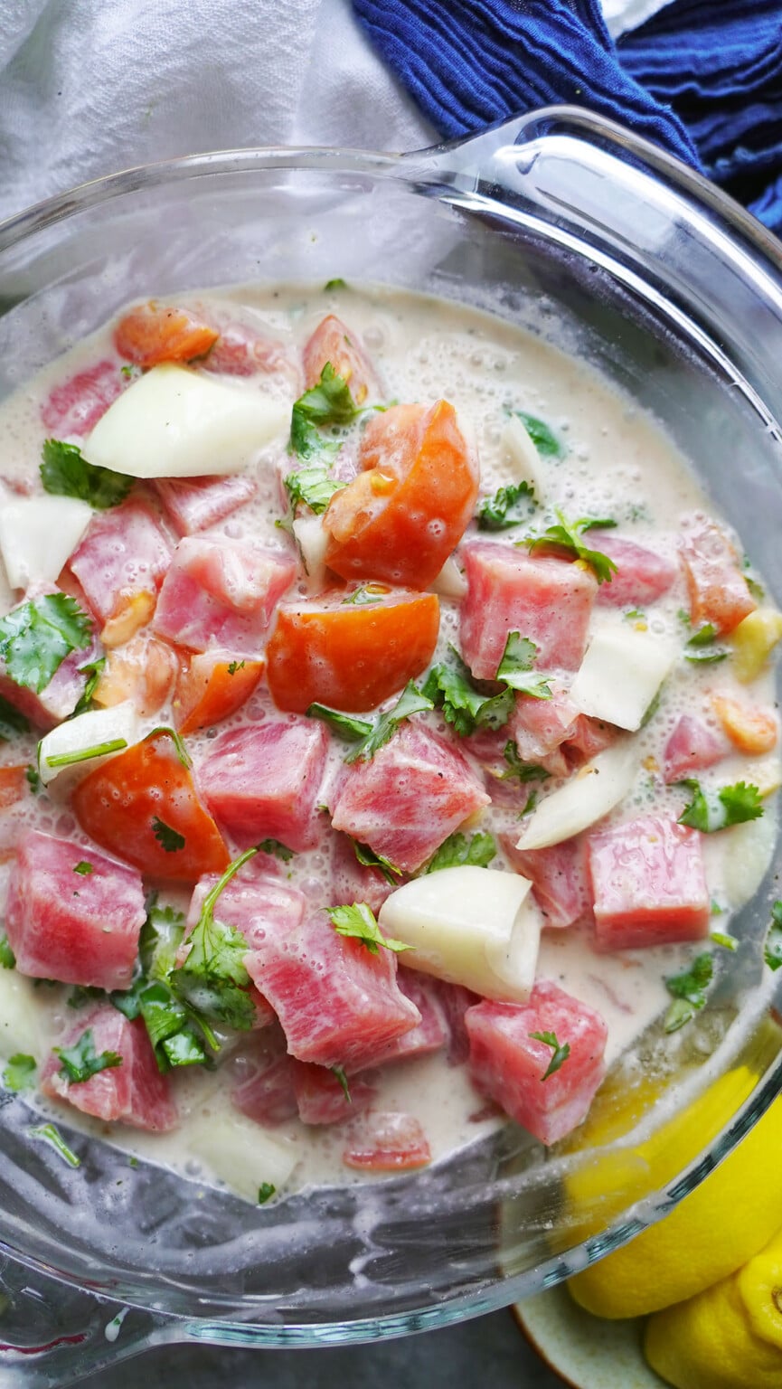Tuna Ceviche Recipe – The Skinny Pot