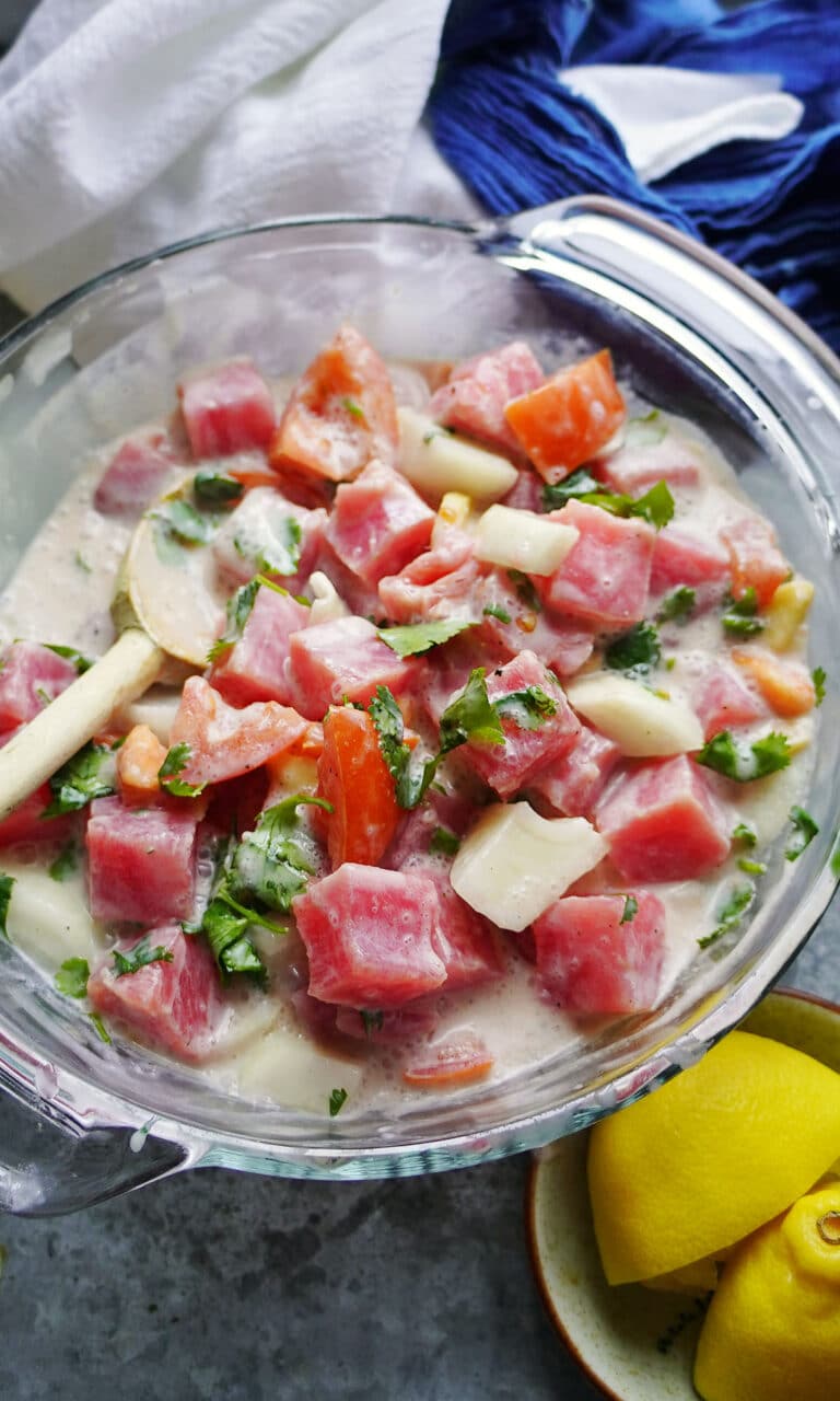 Tuna Ceviche Recipe – The Skinny Pot