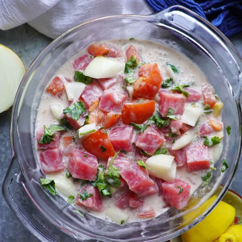 Tuna Ceviche Recipe – The Skinny Pot