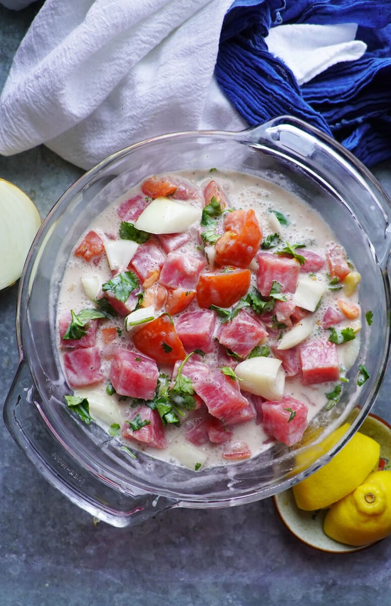 Tuna Ceviche Recipe – The Skinny Pot