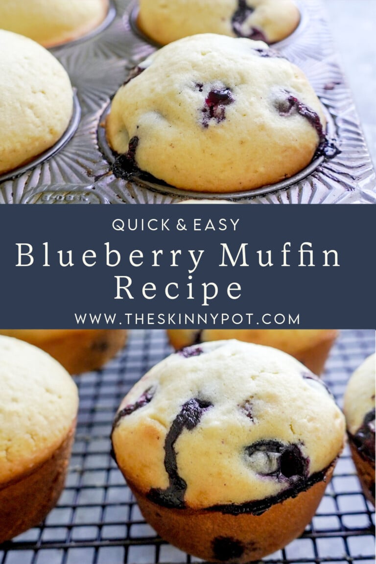 Easy Blueberry Muffin Recipe – The Skinny Pot