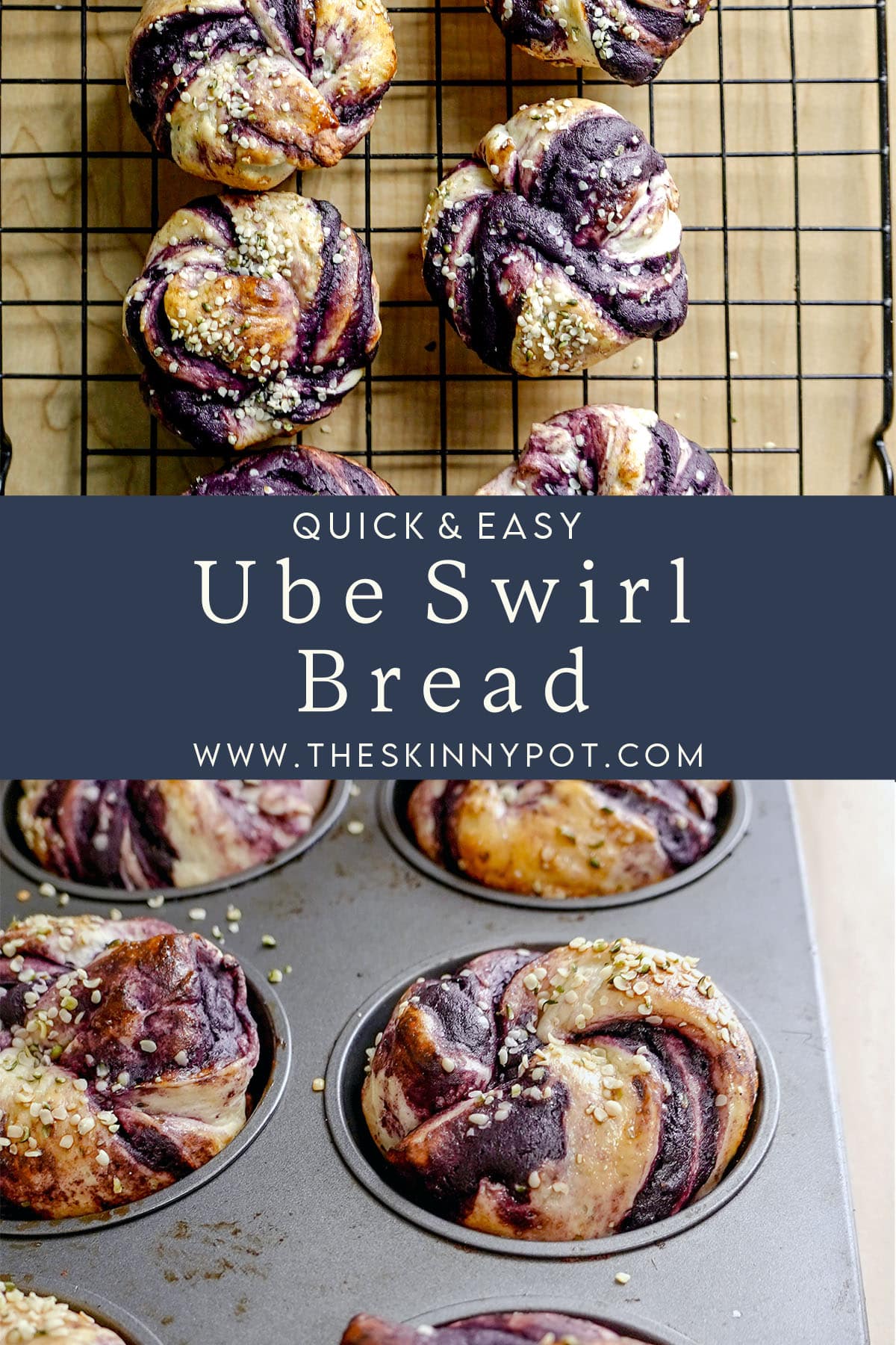 Ube Swirl Bread – The Skinny Pot